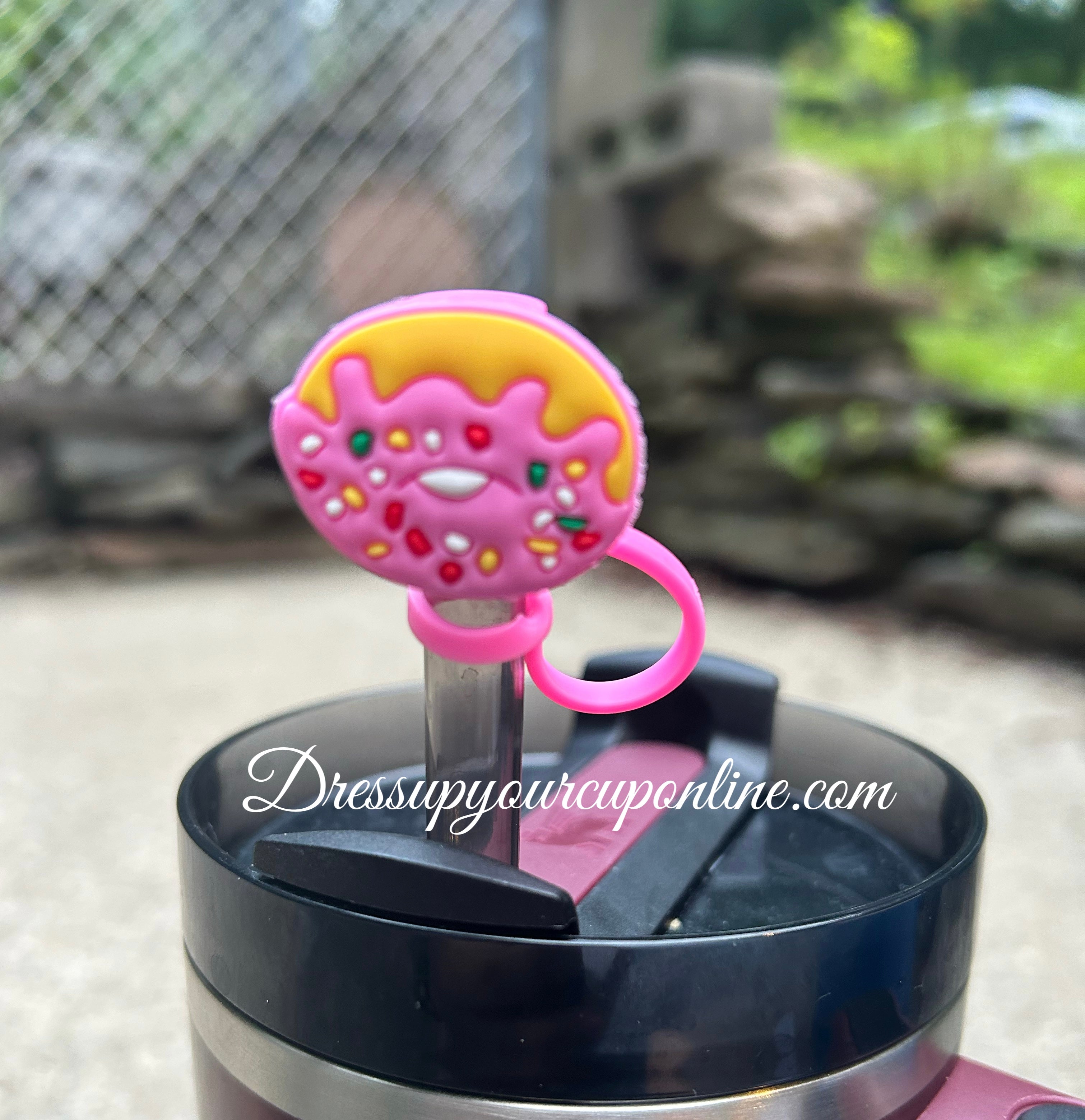 Donut Straw Topper – Dress Up Your Cup Online